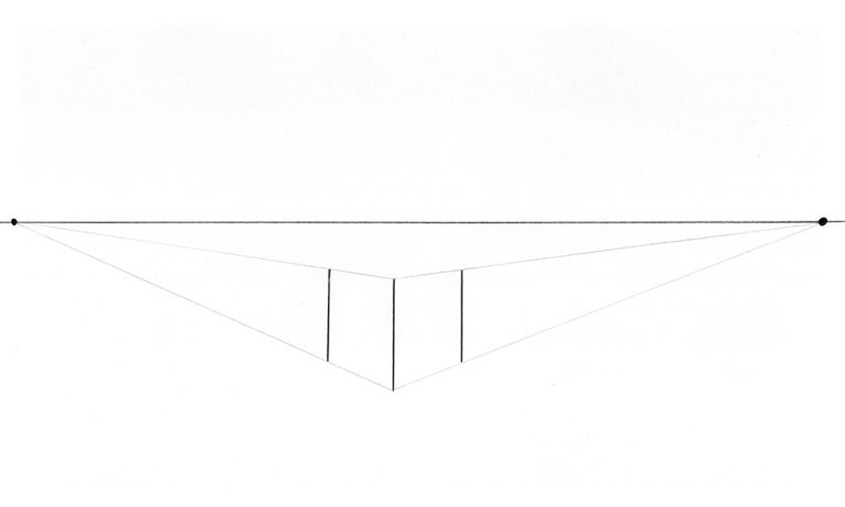 Comment dessiner en perspective a 2 points de fuite