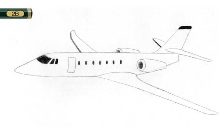 Comment dessiner un avion ? - Tuto par étapes